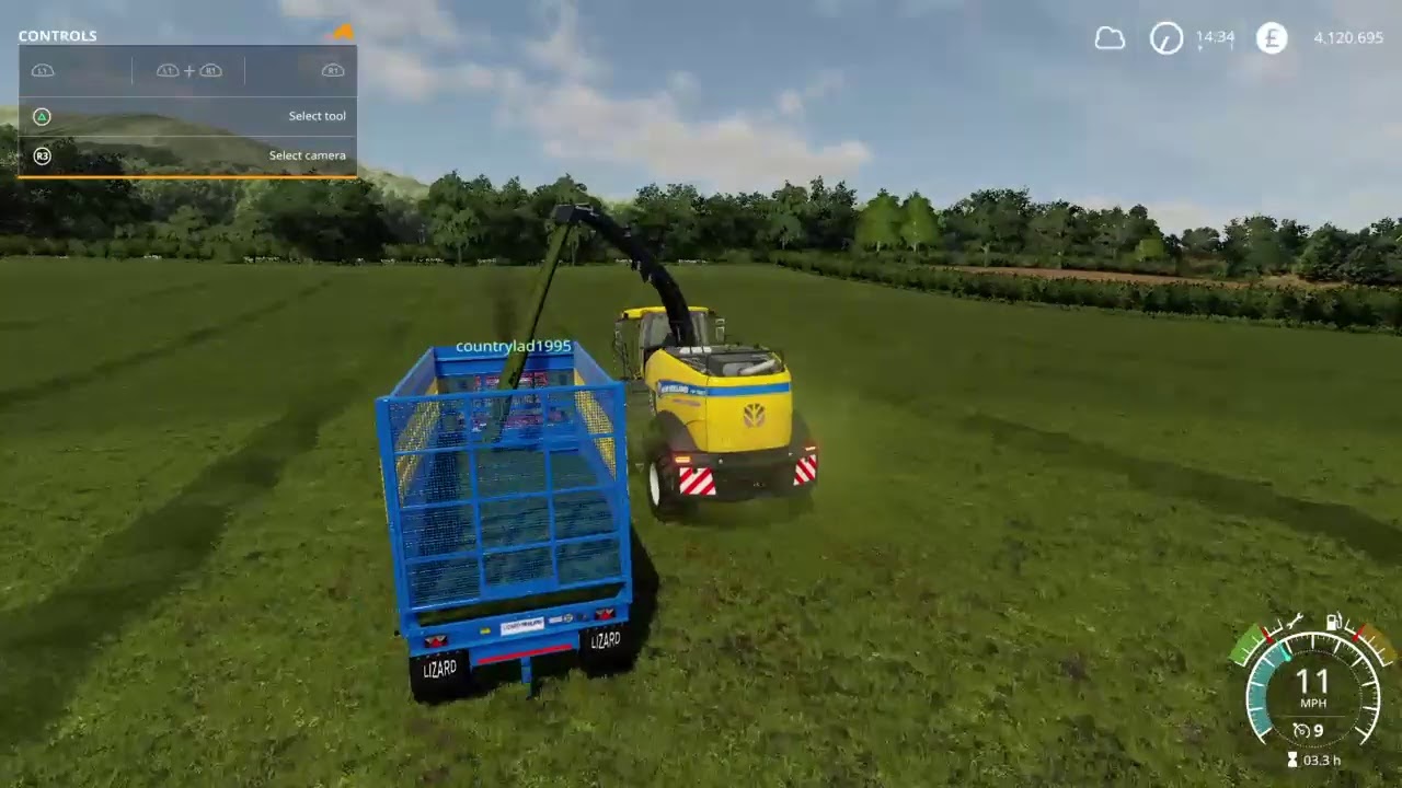 Fs19 Purbeck valley farm silage with kane trailers - YouTube