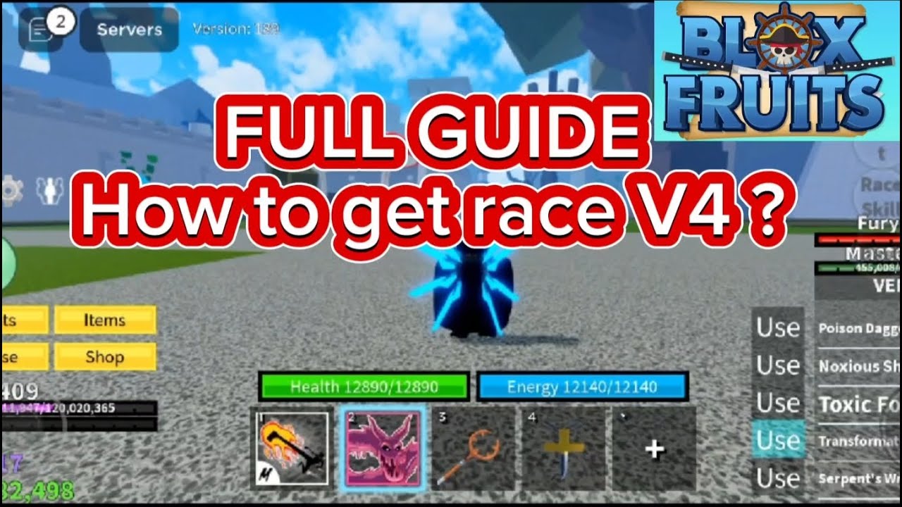 How To Get Race V4 | Roblox | Blox Fruits Update 17 Part 3 FULL GUIDE ...