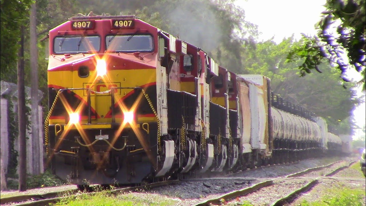 Tren Químico de KCSM con 5 locomotoras! Así como llego con la misma se fue! - YouTube