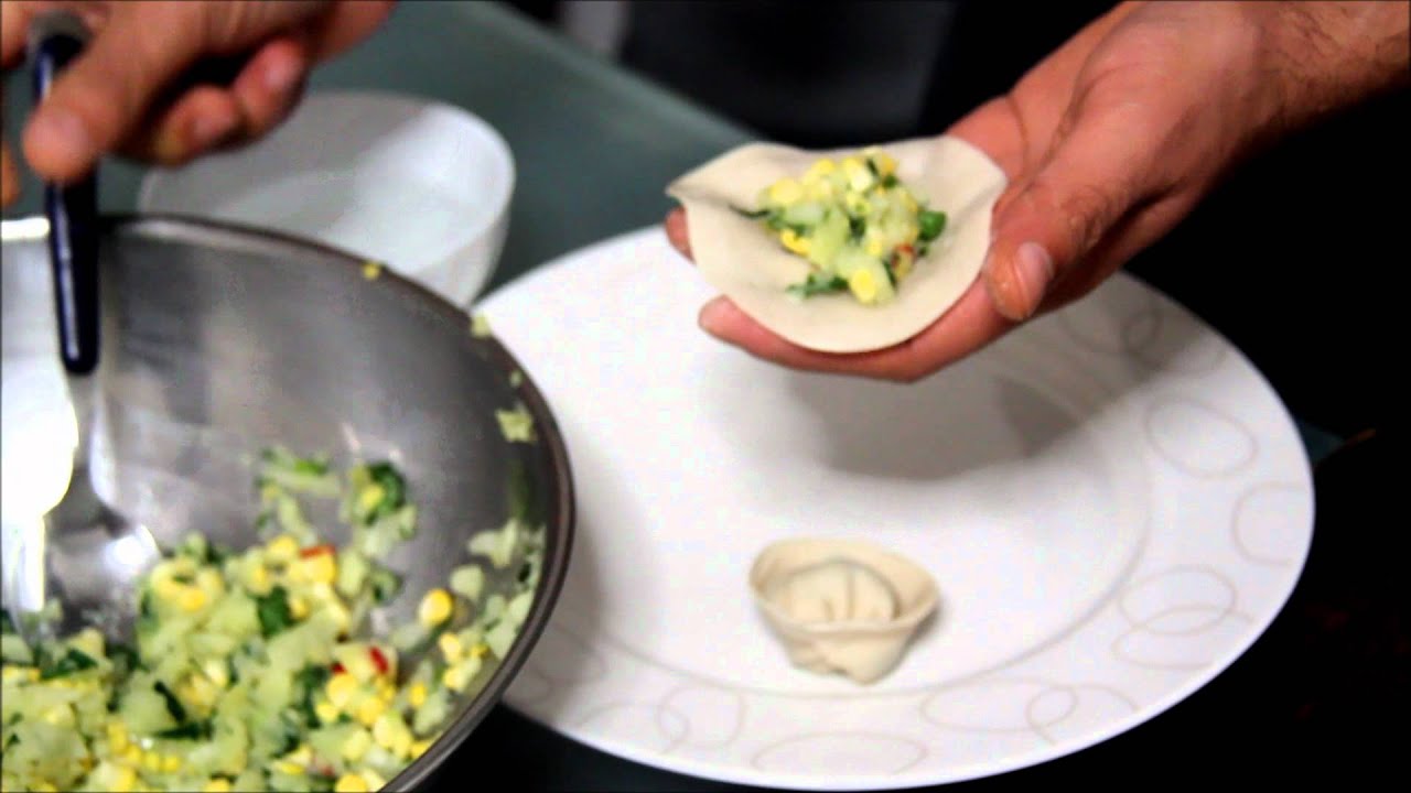 How to Wrap momo / Dumplings in different styles - YouTube