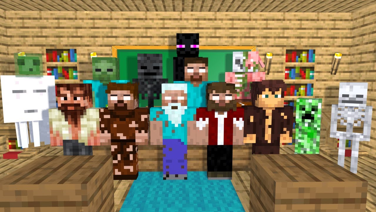 Good And Bad Deeds: Monster School (minecraft animation) - YouTube
