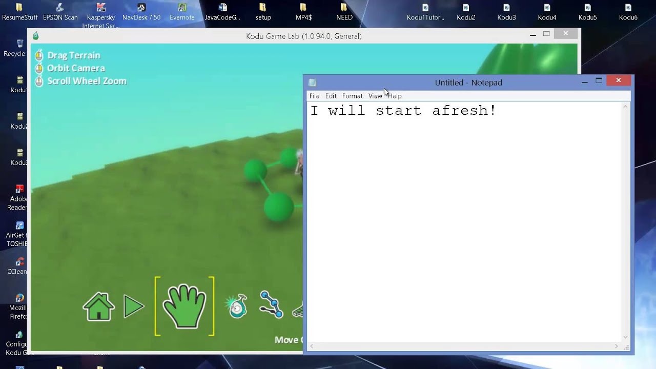 Kodu Go Meet With Cycle - YouTube