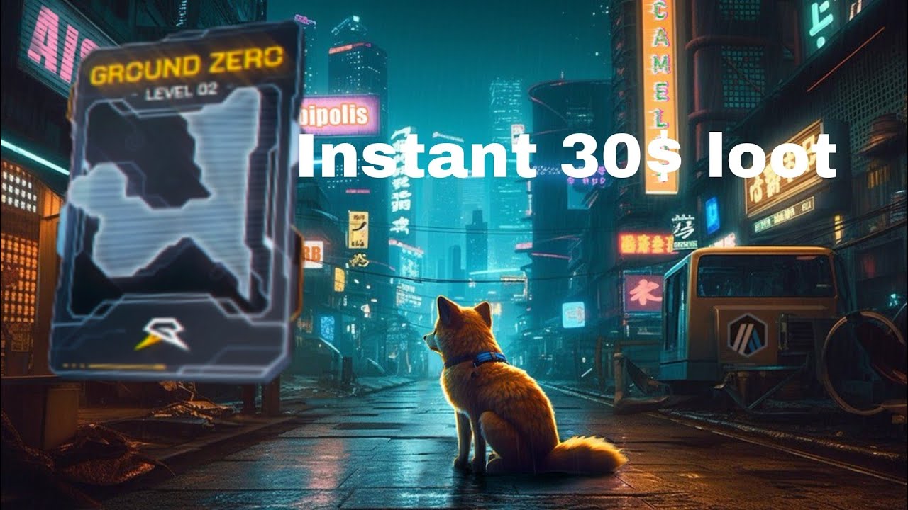 🙀 Instant 30$ loot 🤑 | Ground zero lvl 2 card claim - YouTube