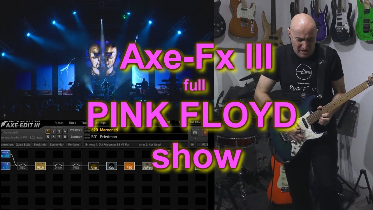 Axe-Fx III does PINK FLOYD full live show - YouTube