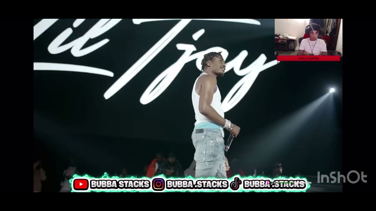 BUBBA STACKS REACTS TO LIL TJAY- CLUTCHIN MY STRAP - YouTube