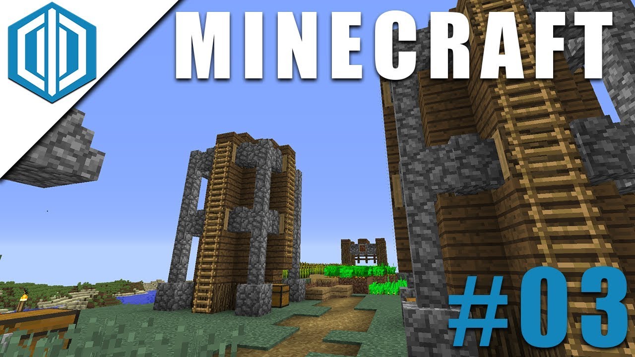 Minecraft Survival - Episode 3 - Crop Farm And Storage Silo (Let's Play ...