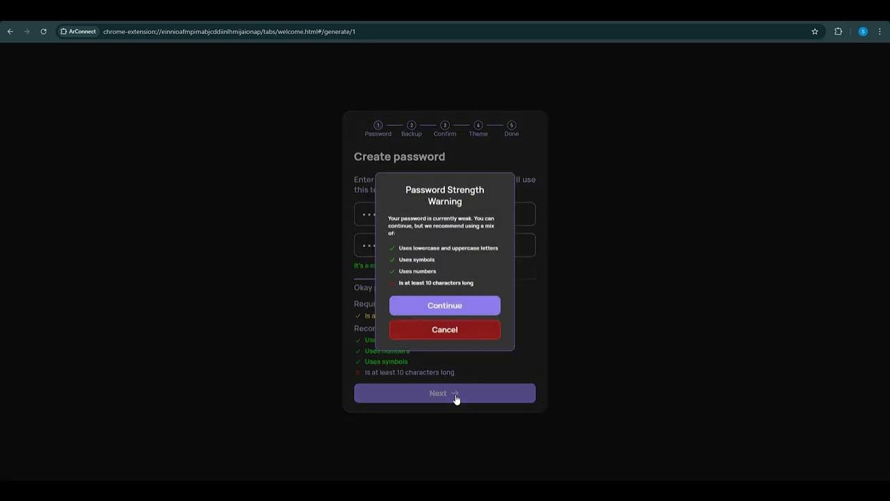How to Setup Your ArConnect Wallet for Arweave ( Beginner Wallet Set up ...