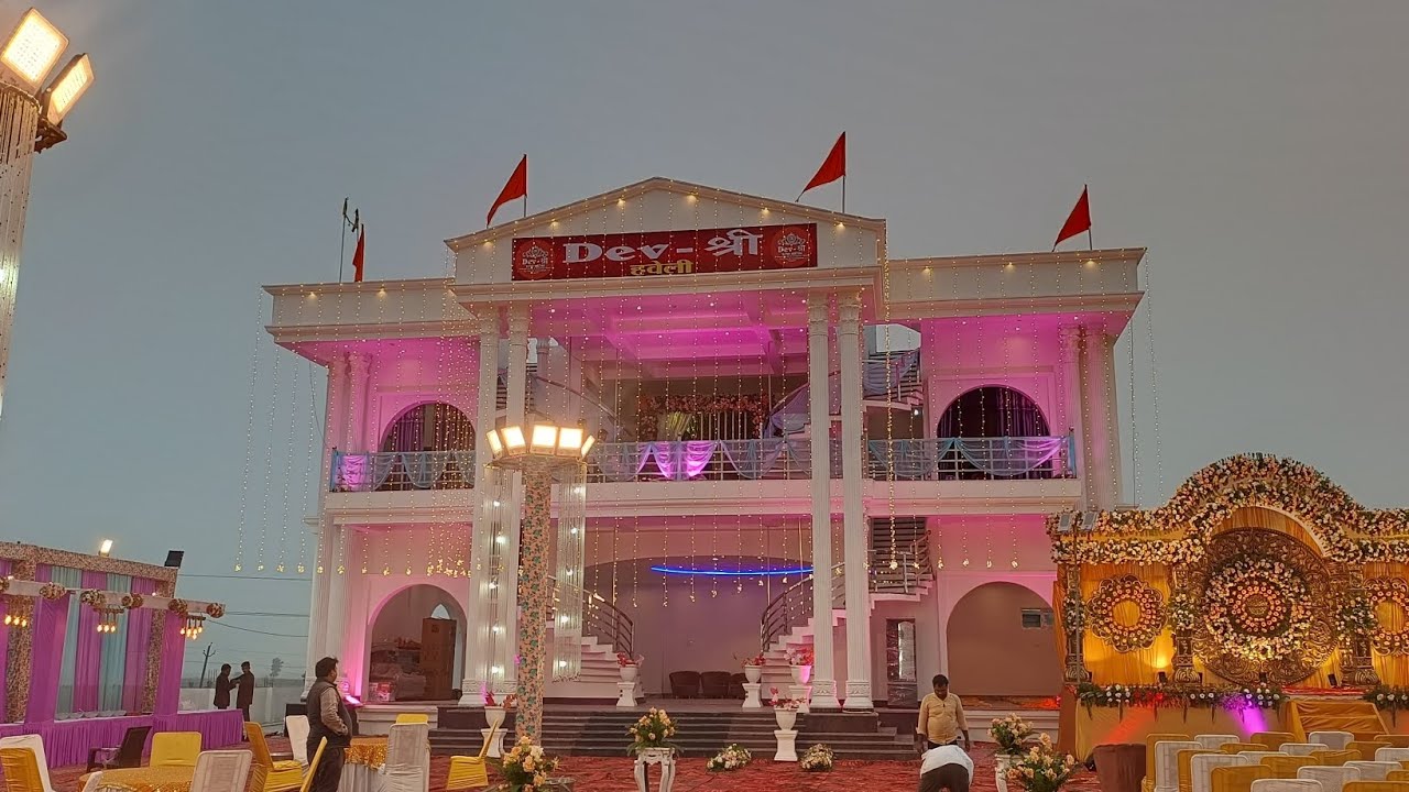 DEV SHREE ON ROLL | Marriage Hall Design Plans | #Booking Starts ...