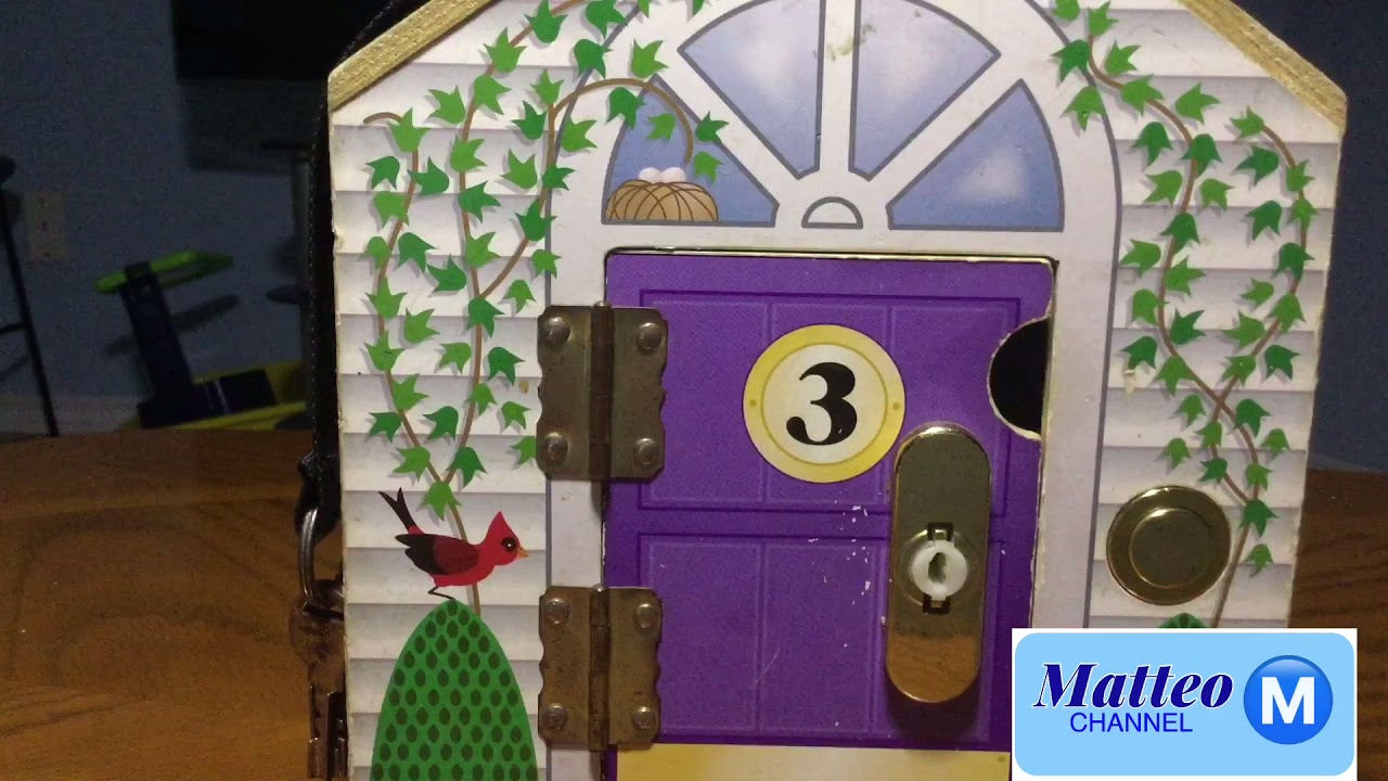 How to use Melissa & Doug wooden doorbell house - YouTube