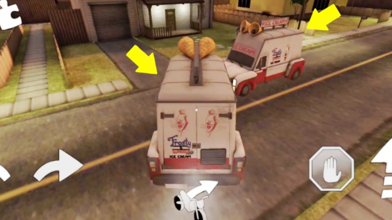 J. Driving Ice Cream Van vs Rod Driving Ice Cream Van - YouTube