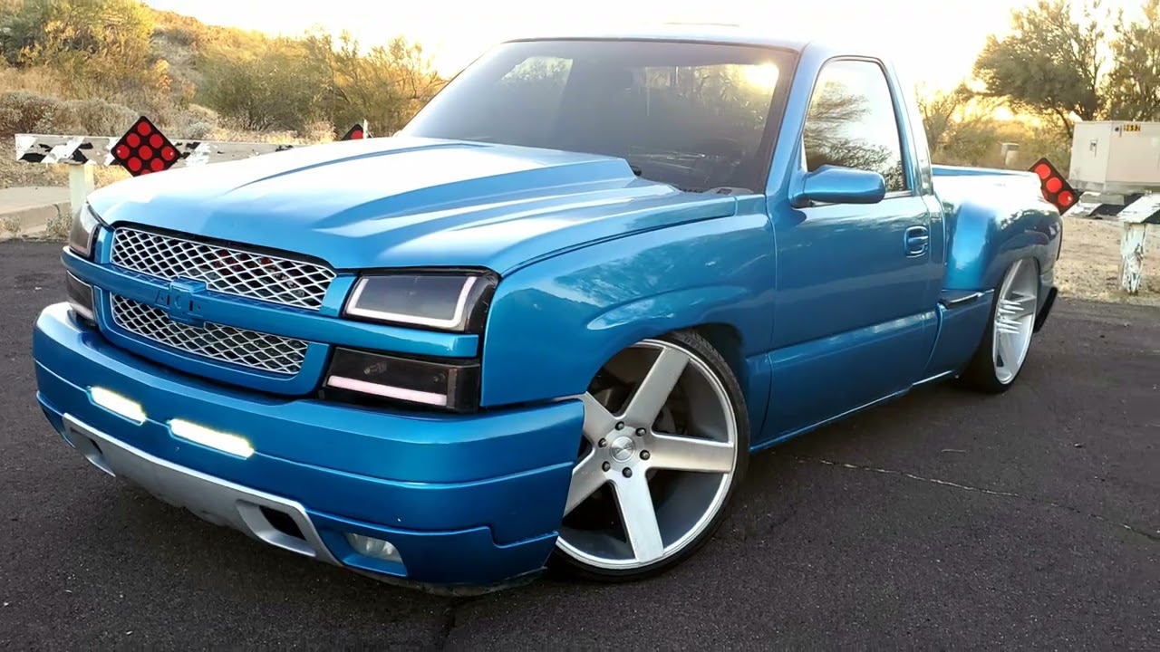 Bagged Chevy Silverado Single Cab