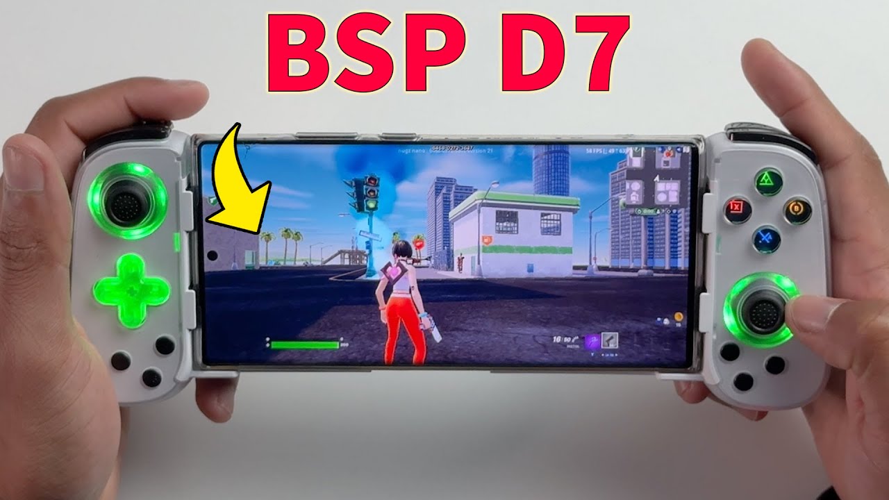 CHEGOU Controle BSP D7 no celular Android - YouTube