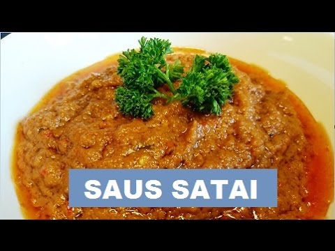 Resep Saus Satai (Satay Sauce Recipe) - YouTube