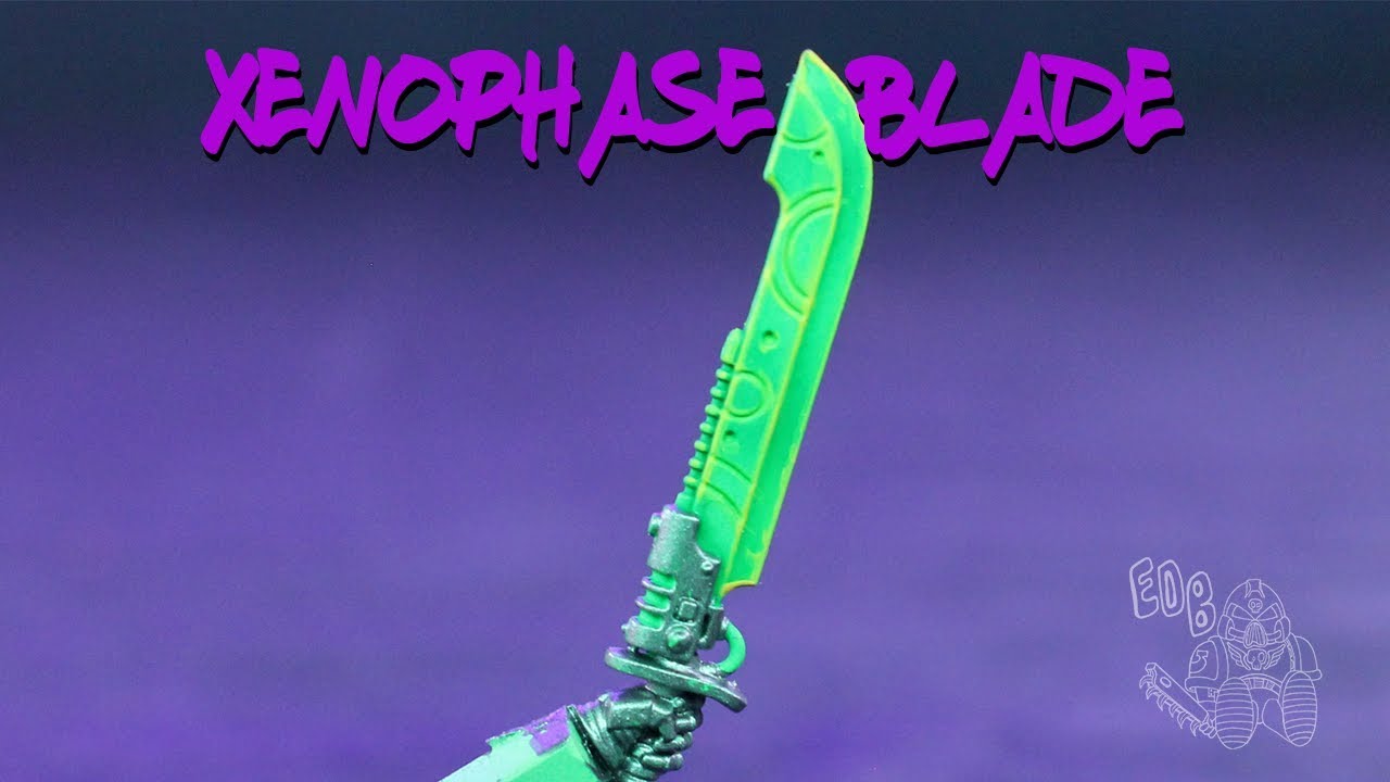 How to Paint a Xenophase Blade - YouTube
