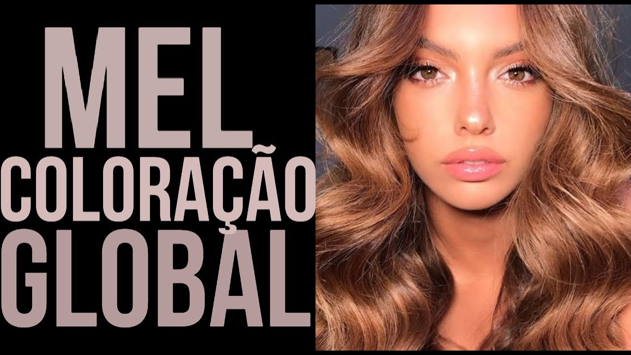 DESCUBRA A COLORAÇÃO USADA NO CABELO LOIRO MEL - YouTube