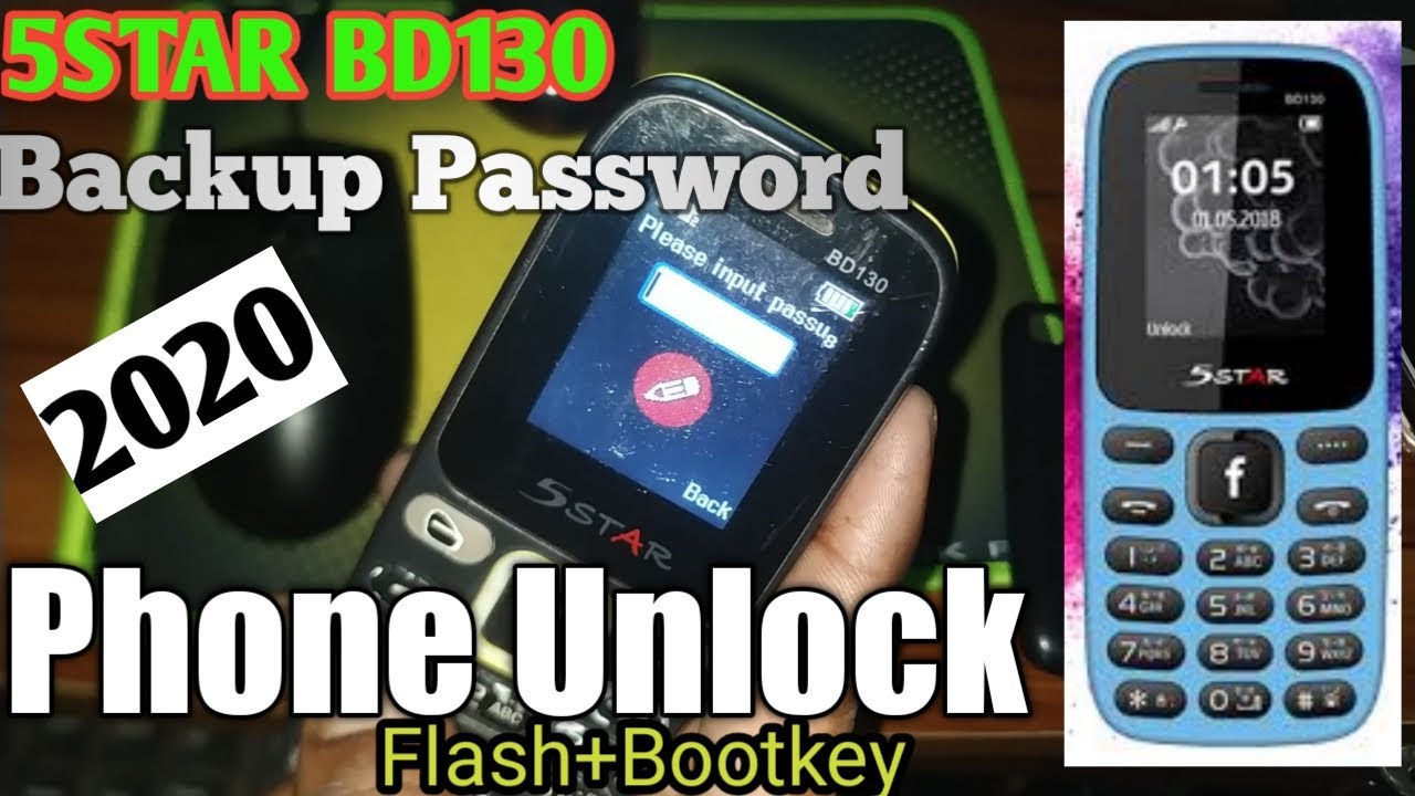 Remove Keypad Phone Password - 5Star BD130 & All Batton Star Password ...