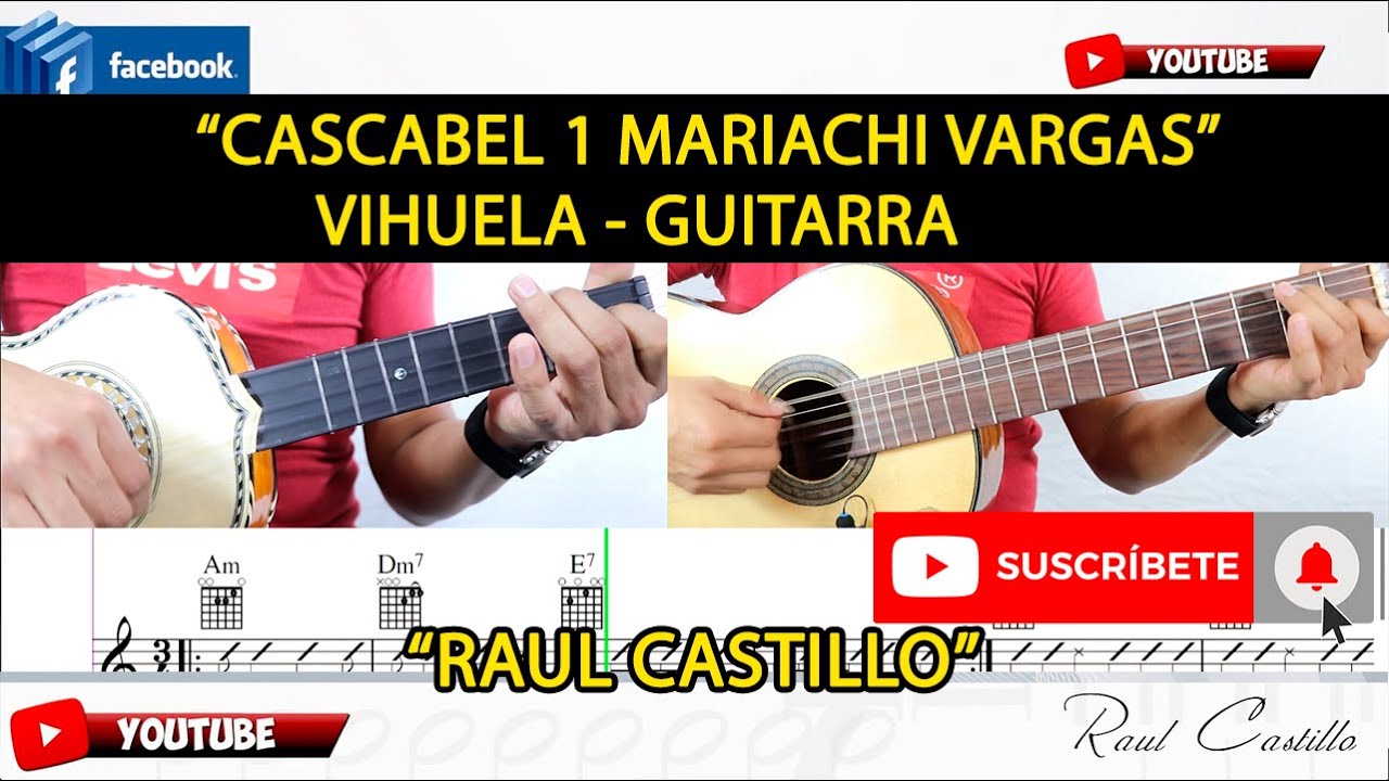EL CASCABEL 1 MARIACHI VARGAS GUITARRA VIHUELA - YouTube