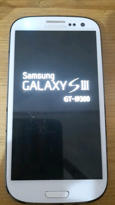 Samsung GALAXY SIII GT-I9300 Startup & Shutdown Boot Animation - YouTube