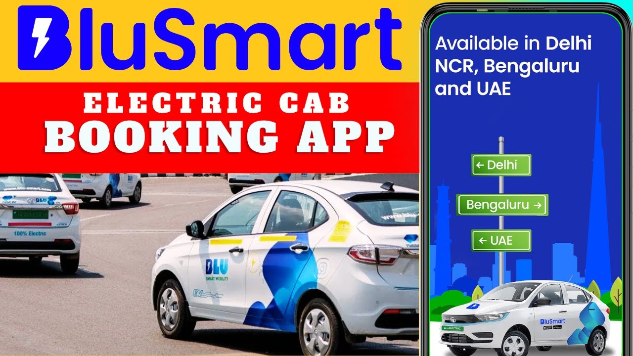 Blusmart Cab Kaise Book Karen | Best Cab Booking App india | Blue smart ...