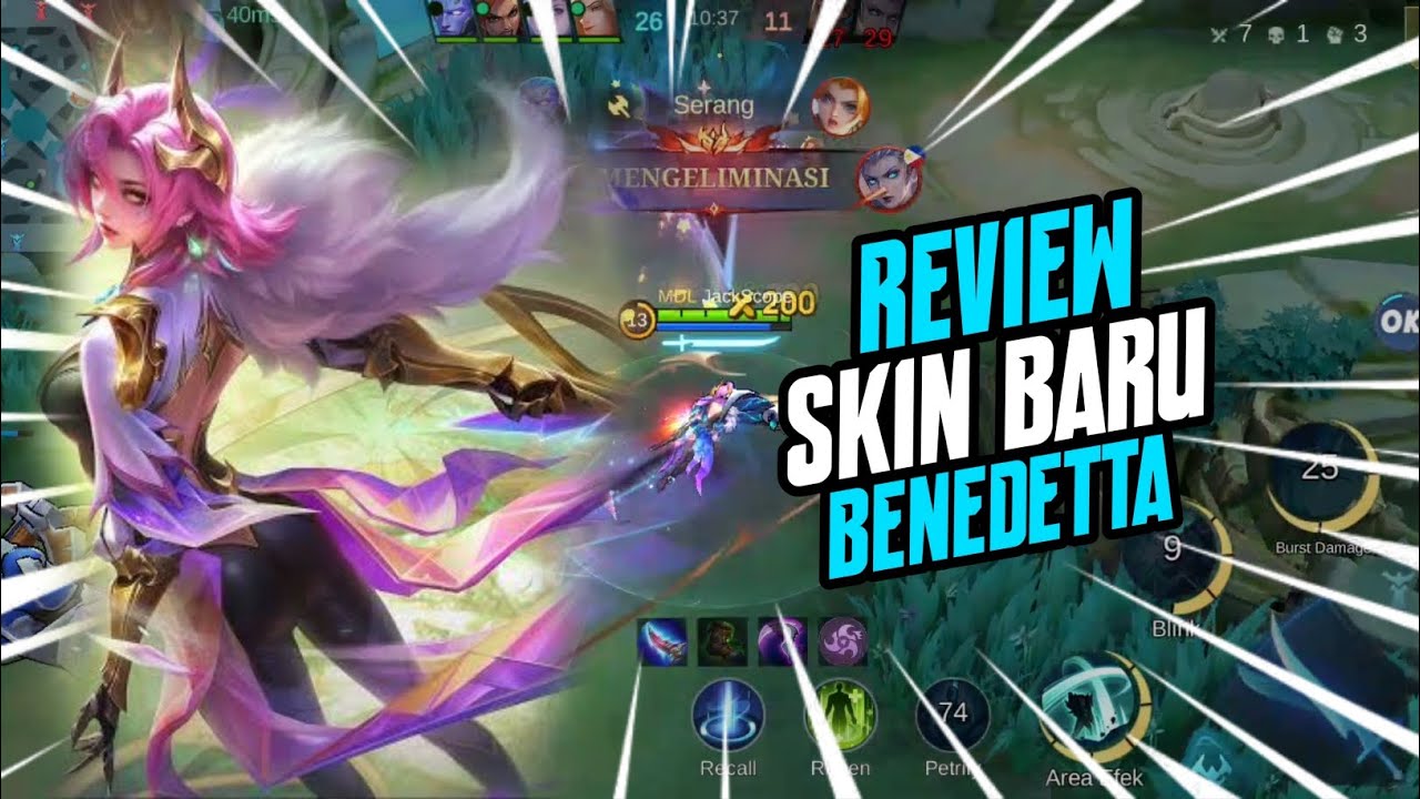 EFFECT SKILLNYA KECE PARAHH 😍 | USER BENEDETTA WAJIB PUNYA SI SKIN ...