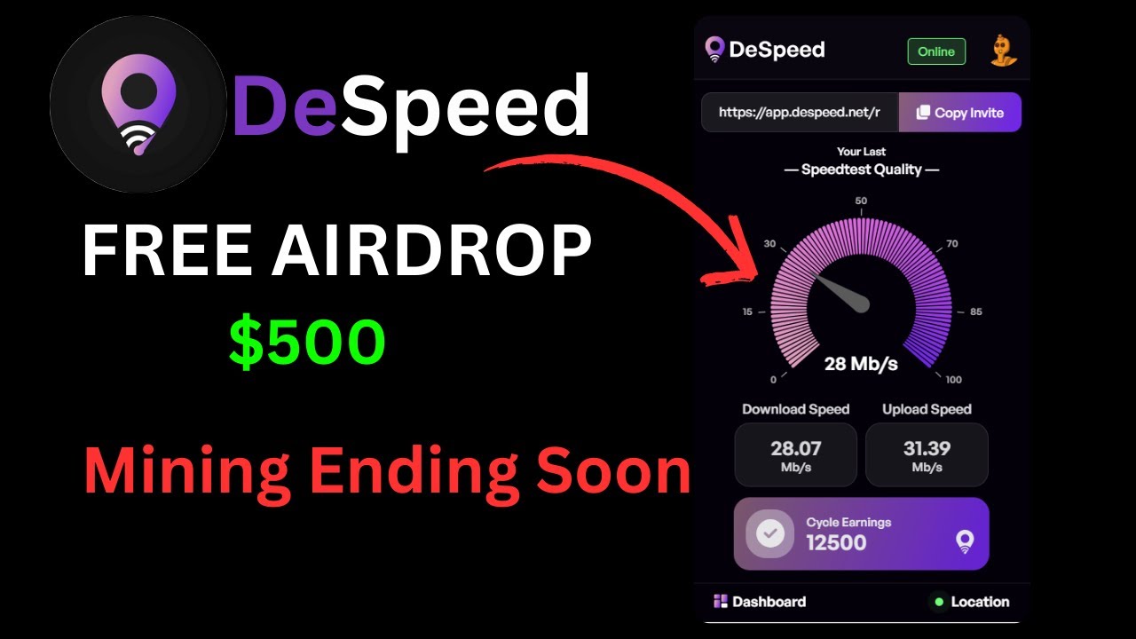 Despeed Airdrop - Despeed Airdrop Update - Free Solana Airdrops - YouTube
