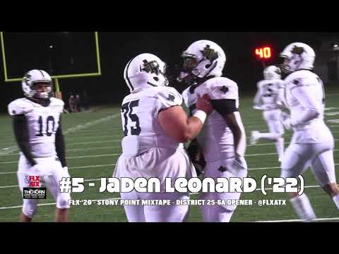 Stony Point RB Jaden Leonard '22 - YouTube