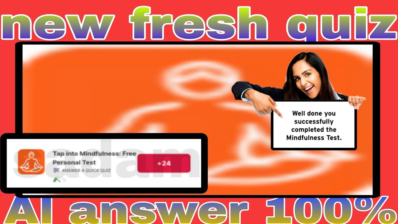 Mindfulness Test Quiz Answer 100%Score | mindfulness free personal test ...