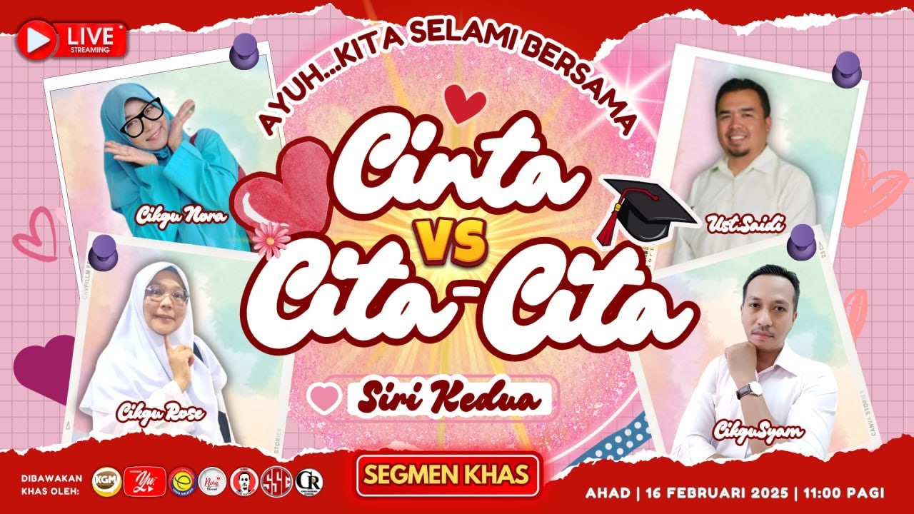 🔴 [LIVE] INFINITY HEART - CINTA VS CITA-CITA: INSPIRASI CINTA DAN CITA ...