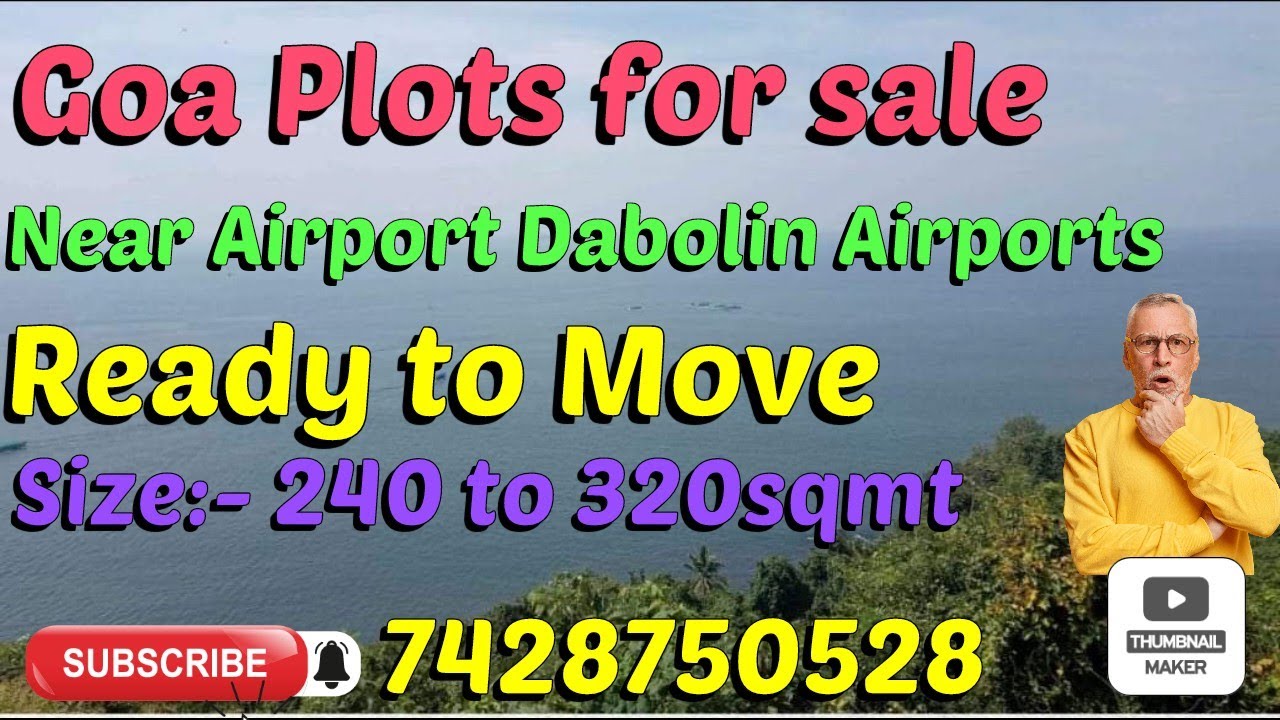 Goa Plots for Sale ! Mohidin Hamlet Group !! Near Airport #goaplots # ...