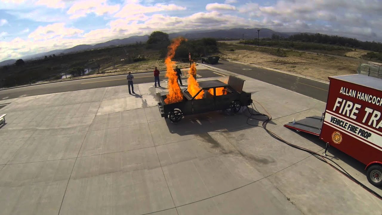 Vehicle Fire Prop - YouTube