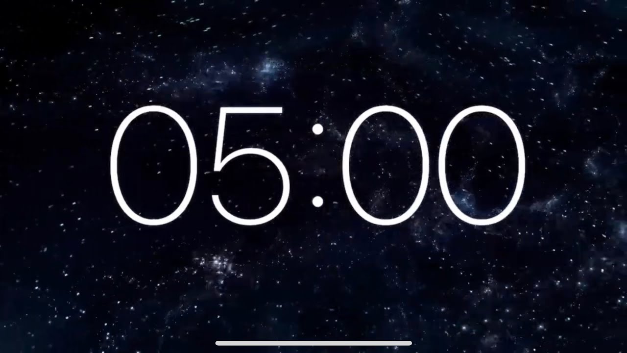 5 Minute Timer - Epic Space Music - YouTube