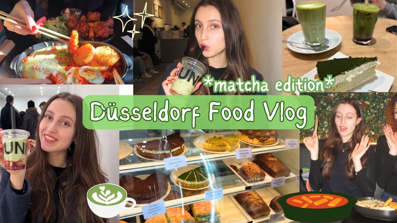 Food Vlog Düsseldorf | Cafe Hopping, Best Matcha Spots, Fortune-telling ...
