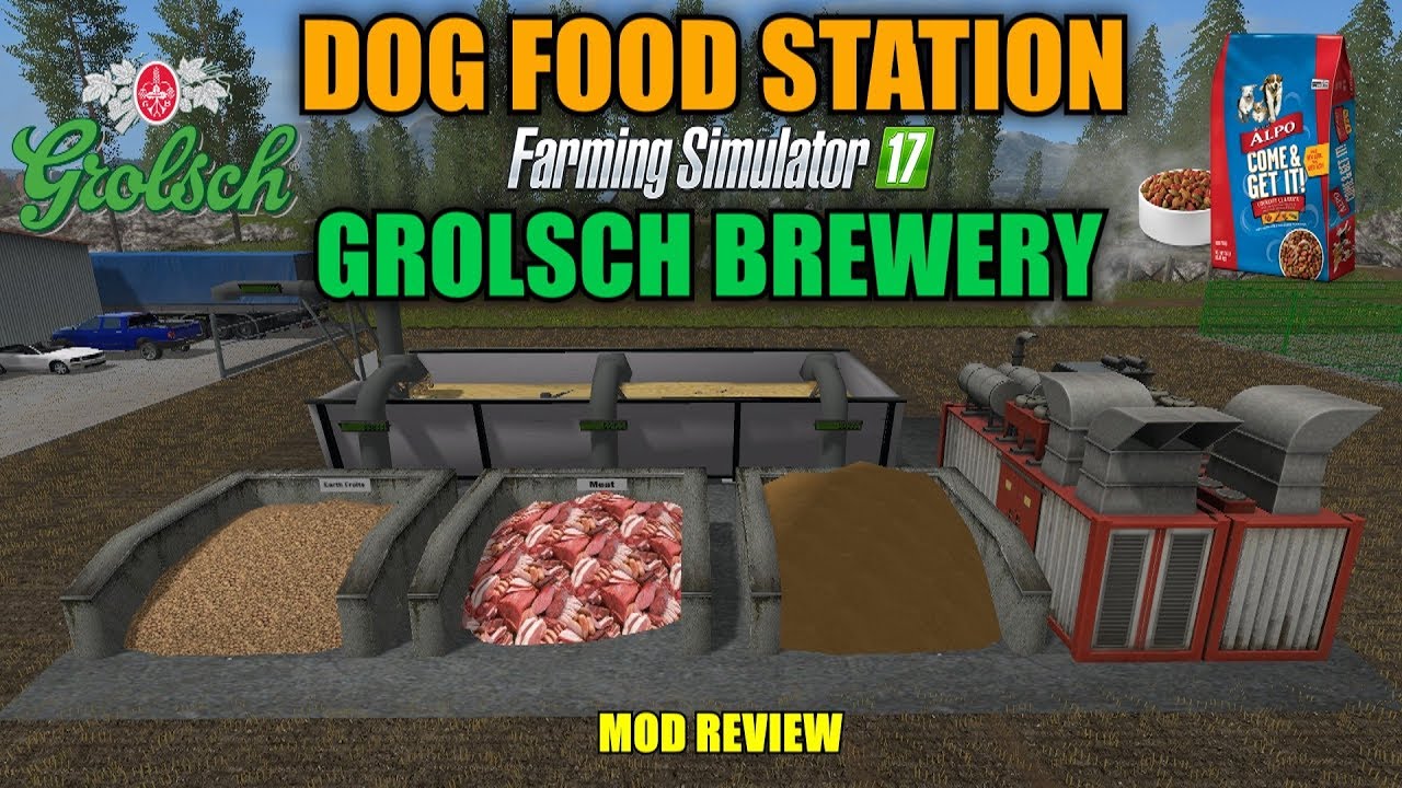 Farming Simulator 17 - Grolsch Brewery Placeable and Dog Food Station ...