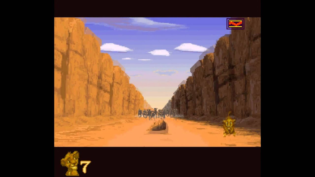 Lion King - Game (SNES) - Level 4: The Stampede - YouTube