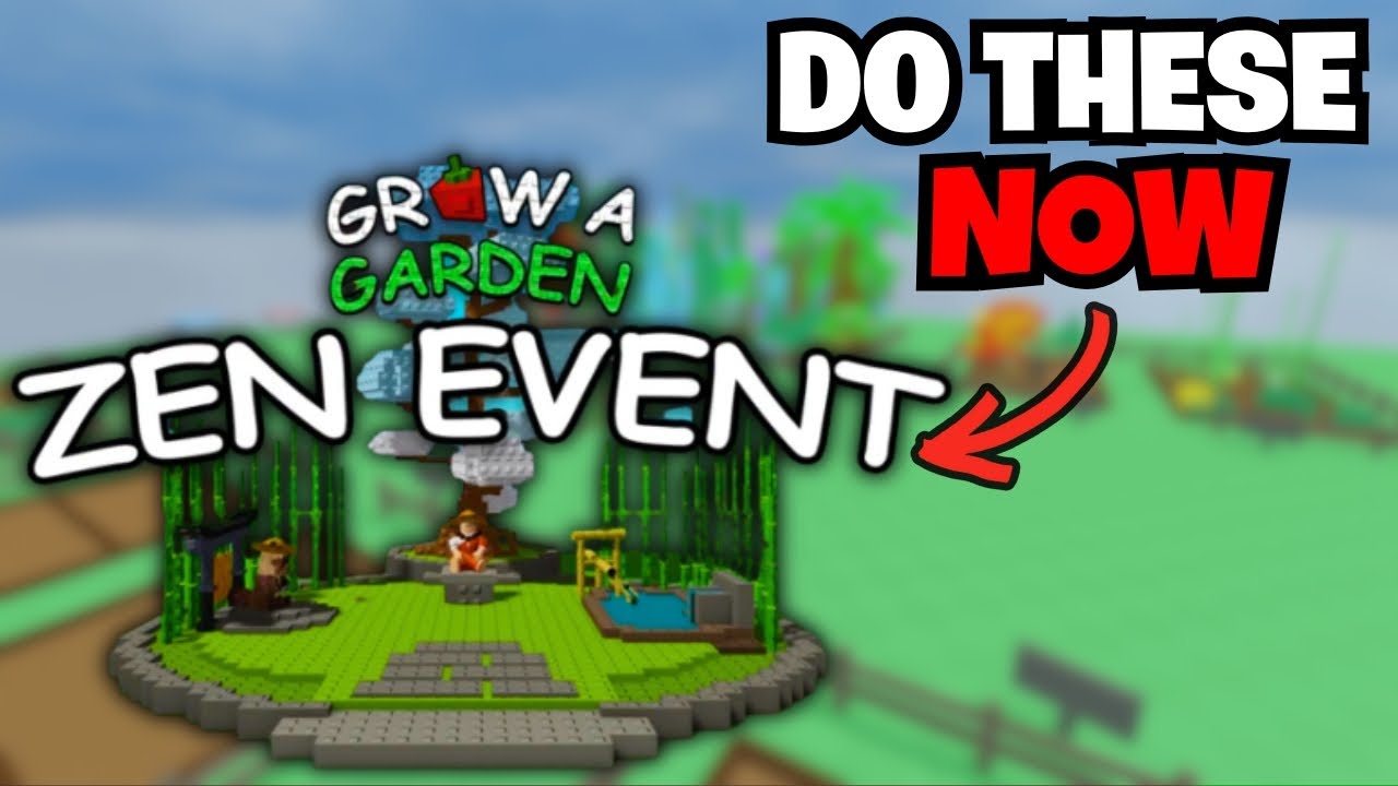 GROW A GARDEN🌱 Do These 10 Things Before ZEN UPDATE! - YouTube