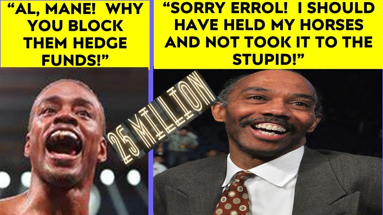 WHOAH! Errol Spence blaming Al Haymon for NOT ENTERTAINING Terence ...