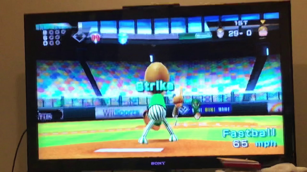 Wii Sports - Baseball Gameplay 29-0 - YouTube