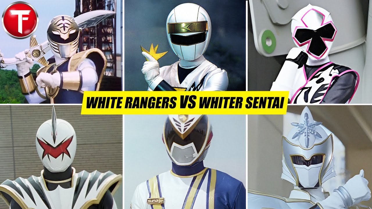 7 Ranger Putih yang Berbeda Jauh dengan Versi Super Sentai-nya - YouTube