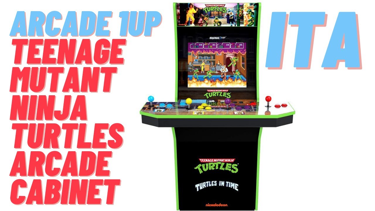 Arcade 1UP Teenage Mutant Ninja Turtles Arcade Cabinet, recensione ...