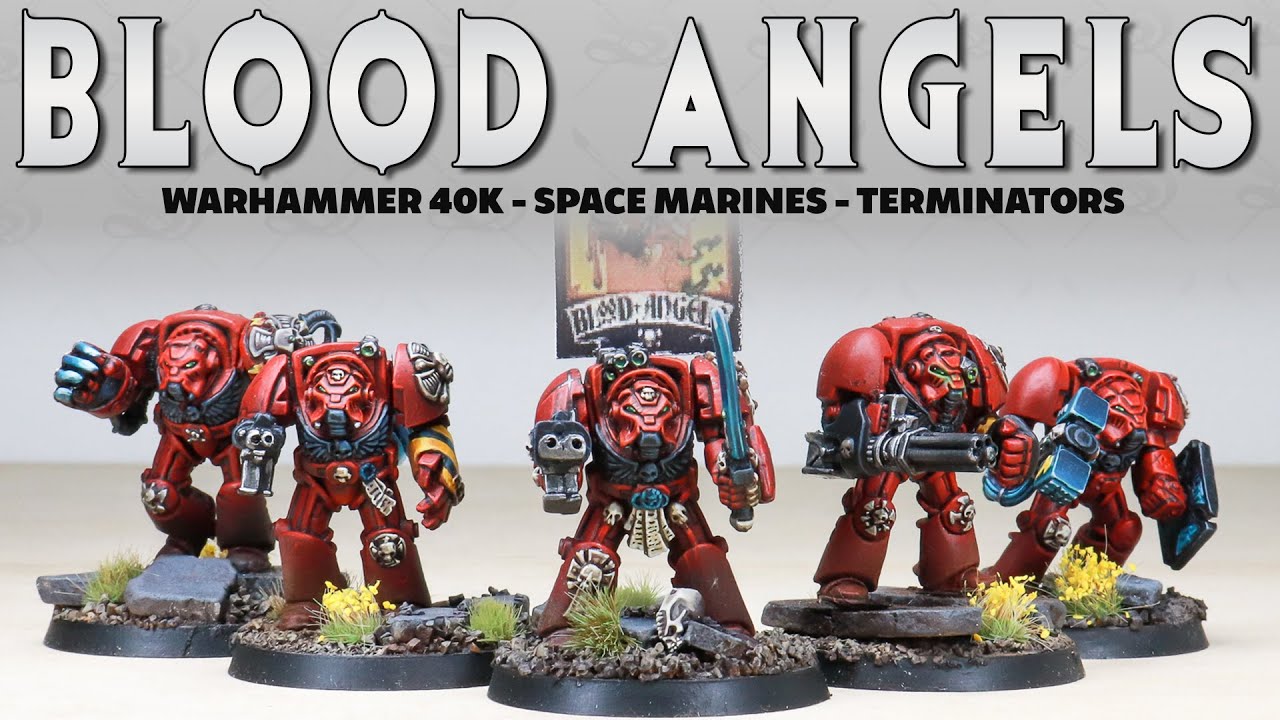 2ND EDITION Blood Angels Terminators Warhammer 40k Painting Showcase ...