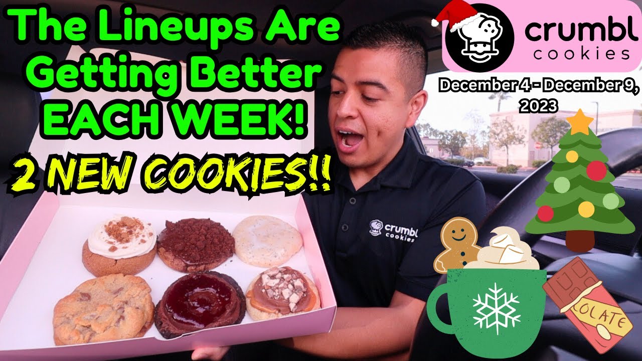 NEW Crumbl Cookies Review: Chocolate Raspberry Truffle, Chocolate Crumb ...