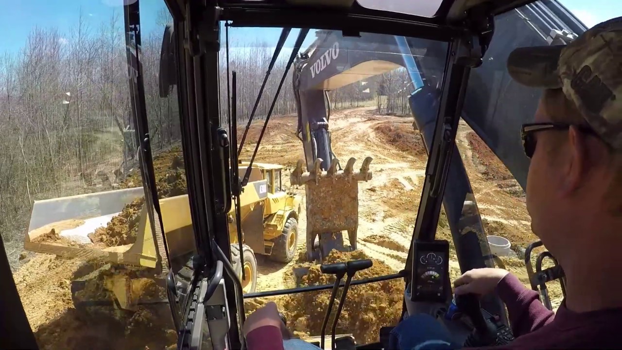 Pouring Concrete And Setting The Riser Pipe - YouTube