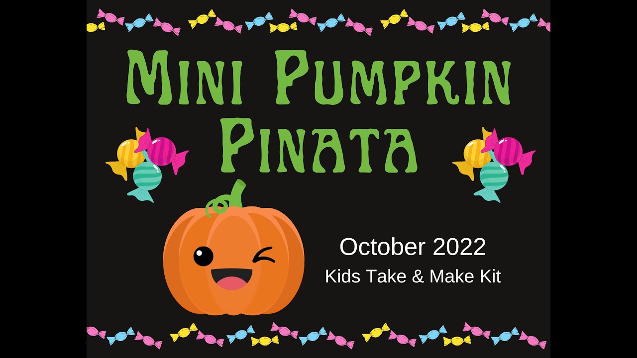 PCPL Virtual Kids Program: Mini Pumpkin Piñata - YouTube
