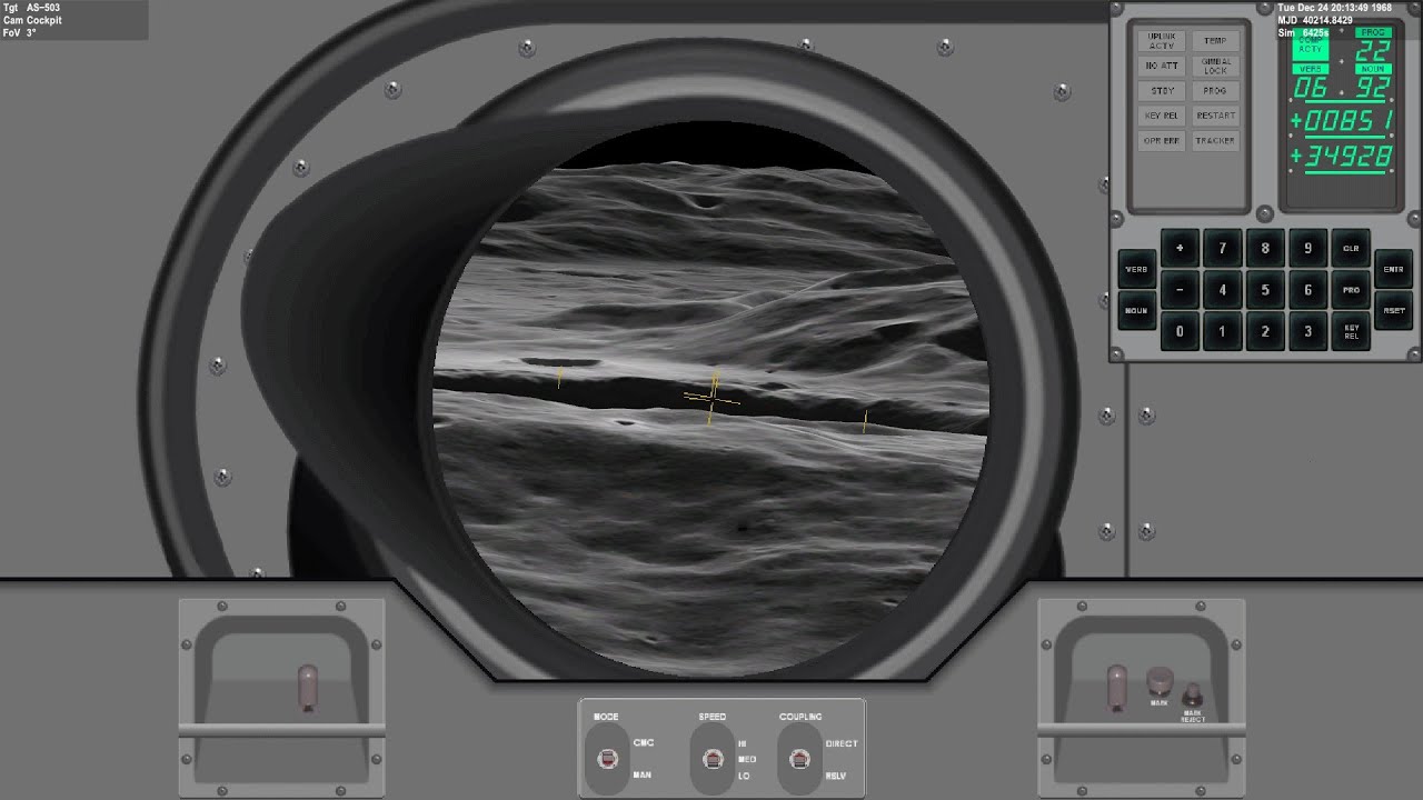 Apollo 8 NASSP 8 Beta - Orbiter 2016 - fifth revolution around the Moon ...