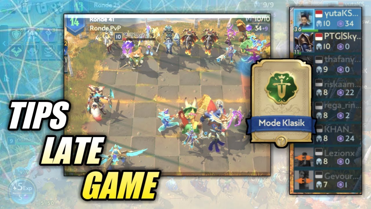 LATE GAME POSISI,FORMASI,COUNTER,SINERGI-chess rush indonesia - YouTube