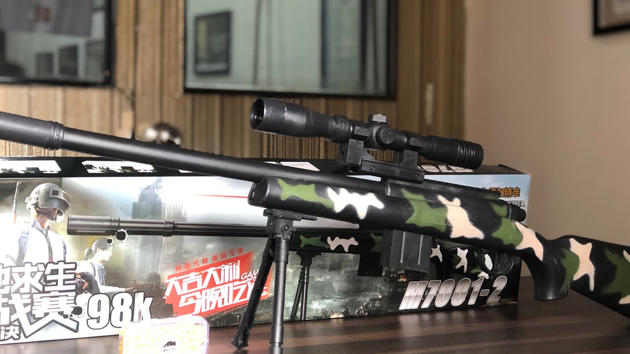 M7001 Airsoft Sniper Rifle By Airsoft Gun India - YouTube