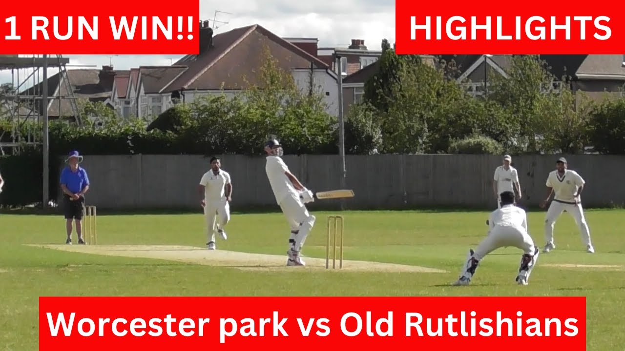 Worcester Park vs Old Rutlishians | Sunday Cricket Highlights | WIN BY ...