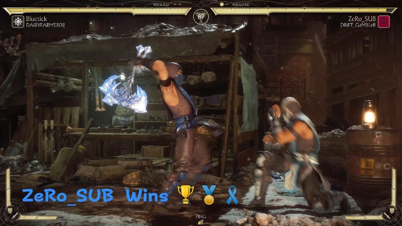 Mortal Kombat 11 subzero VS subzero RANKED ! 3 fights . must WATCH! - YouTube