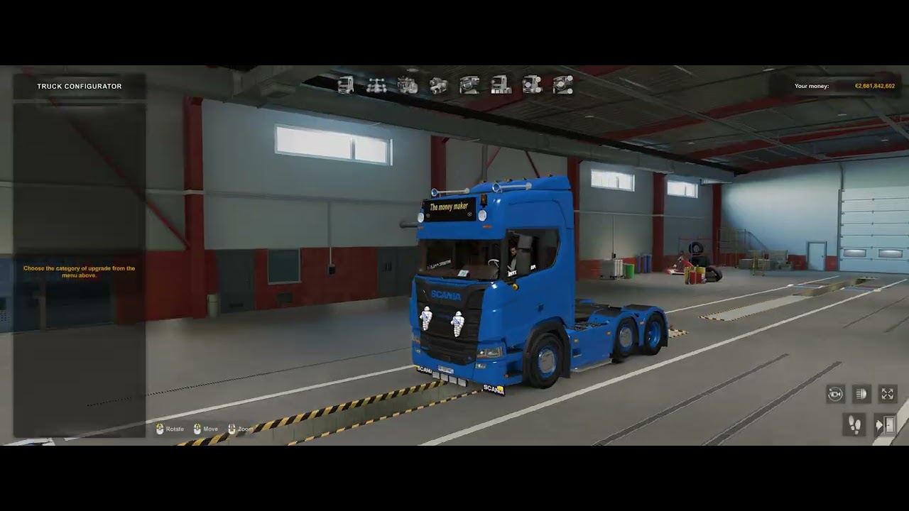 Scania V8 garage fleet small updates - YouTube