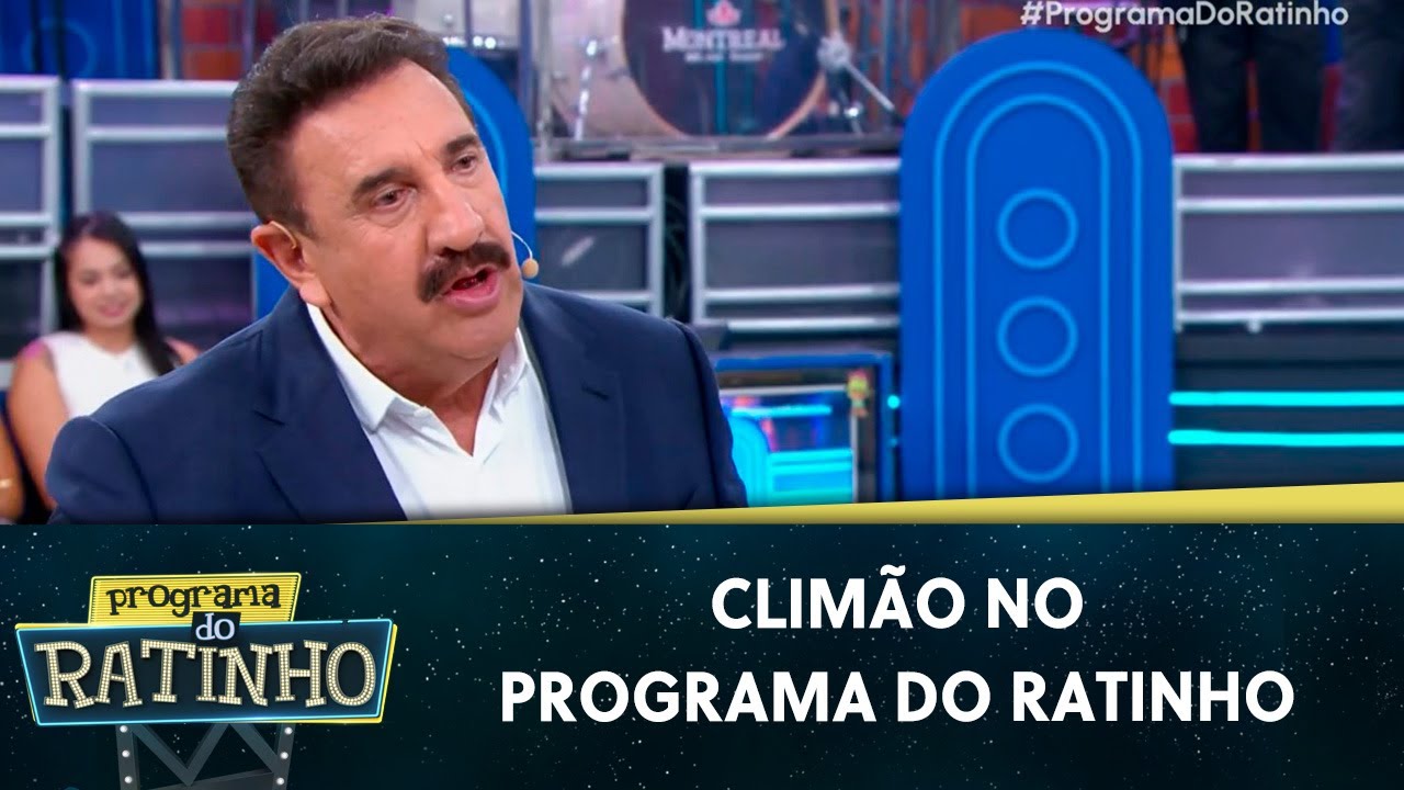 O Ratinho brigou com a coreografa ao vivo | Programa Do Ratinho - YouTube